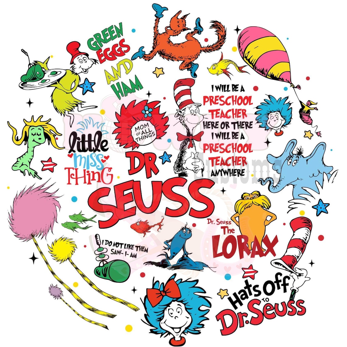 Dr Seuss Reading Across America 5 PNG - Etsy Canada