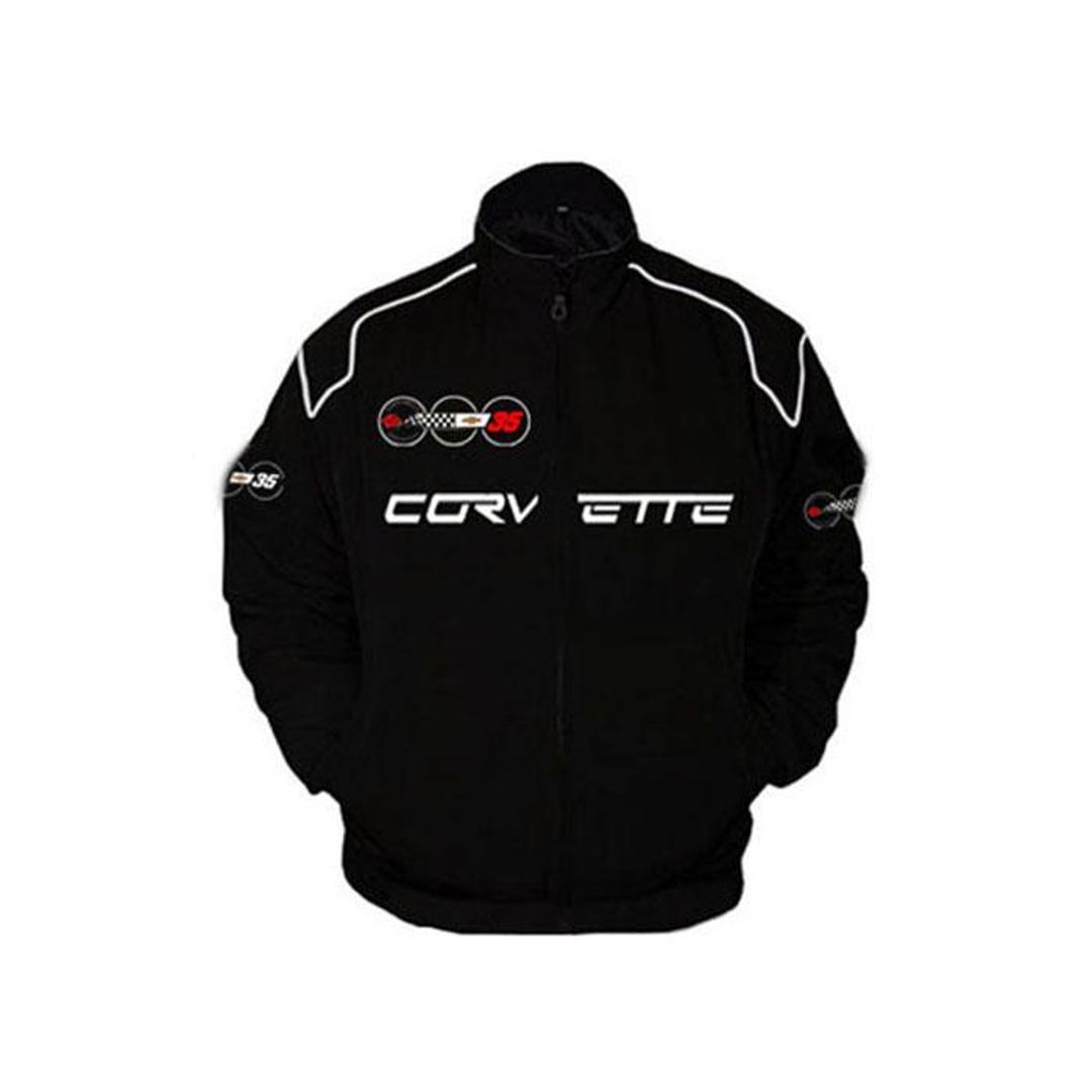 Corvette C4 35th Anniversary Embroidered Racing Jacket Vintage Bomber ...