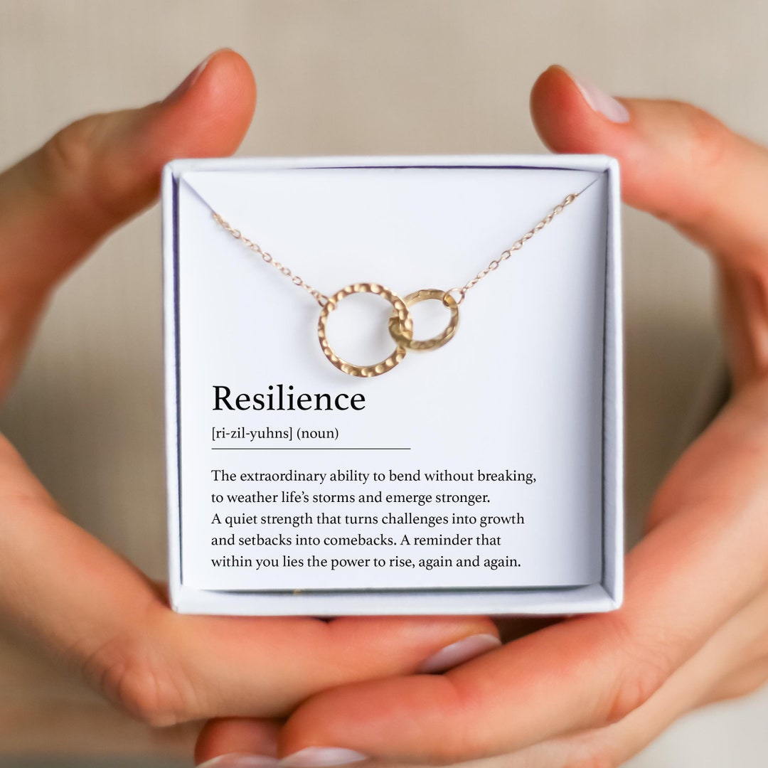 Resilience Necklace, Inspirational Gift for Challenges, Stay Strong ...
