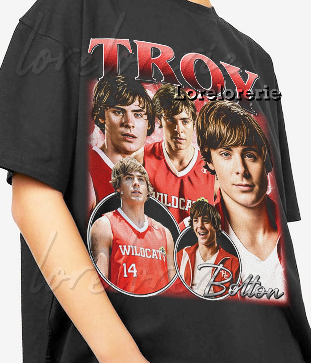 Limited Troy Bolton Shirt, Crewneck Shirt, Sweatshirt, Youth Shirt ...