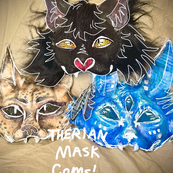 Orange Cat Therian Mask (Just for you!) - Etsy