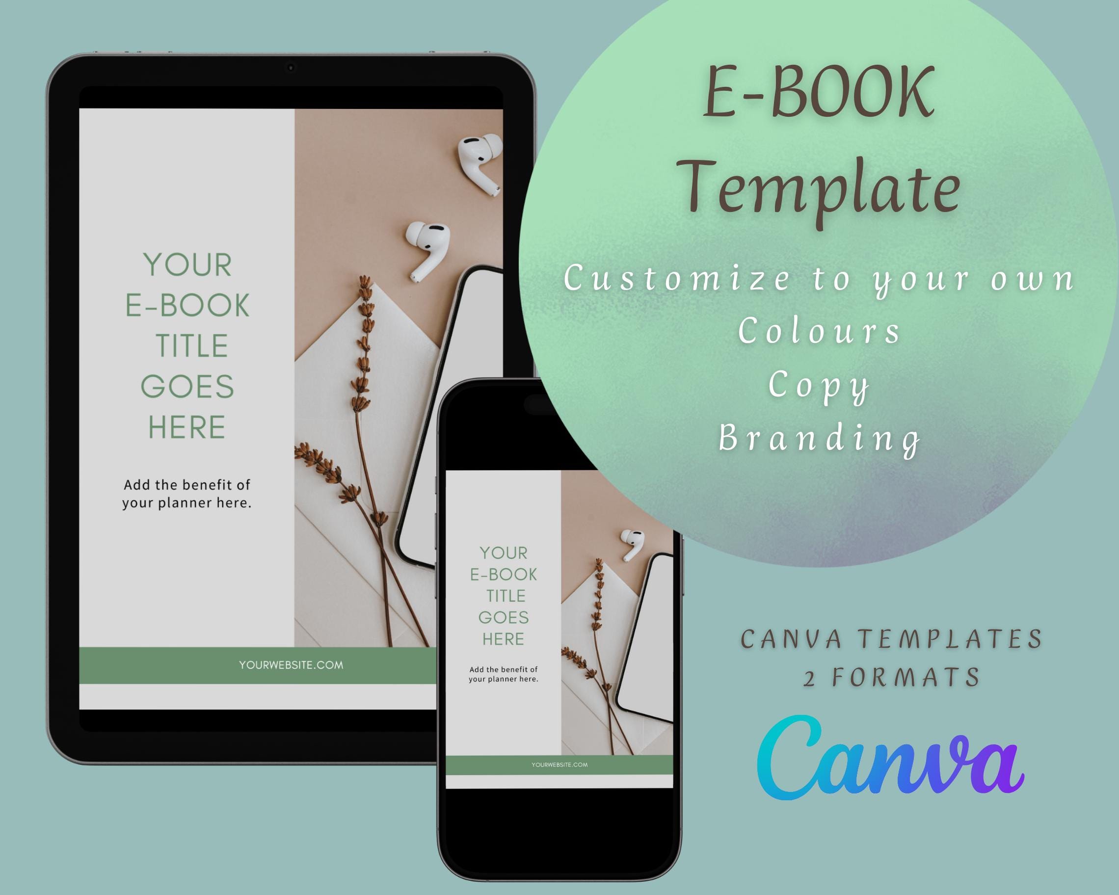 Ebook Template, Canva Template, Canva Ebook, Done for You, Lead Magnet ...
