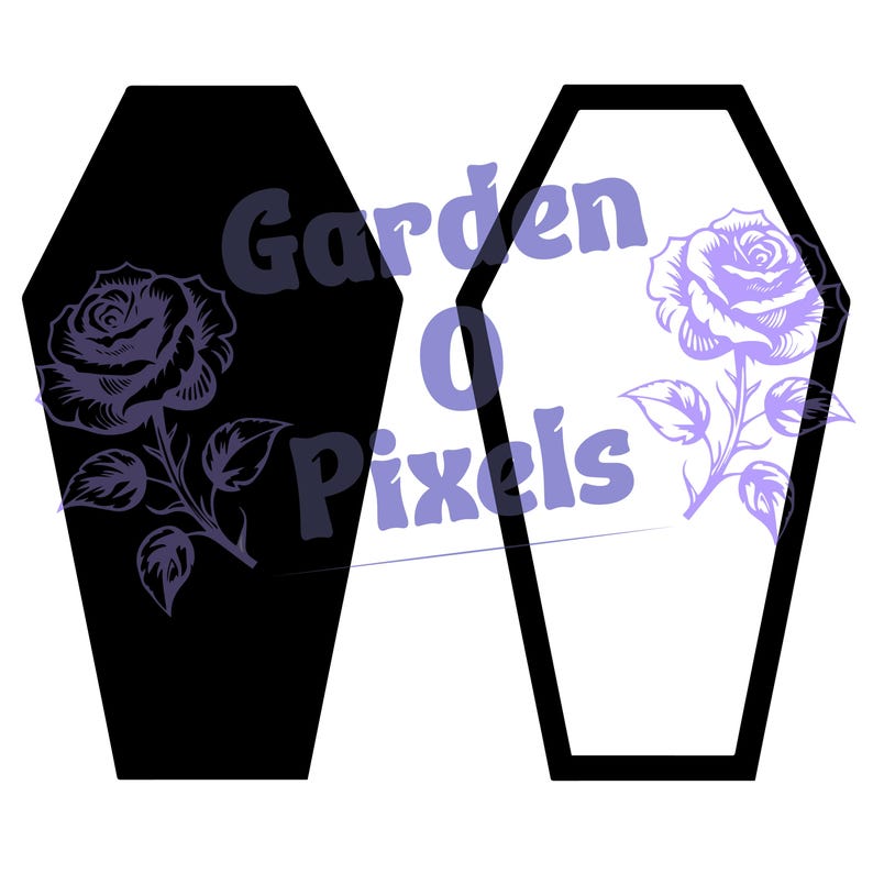 Instant Digital Download Svg Pdf Png Files Caskets Halloween - Etsy