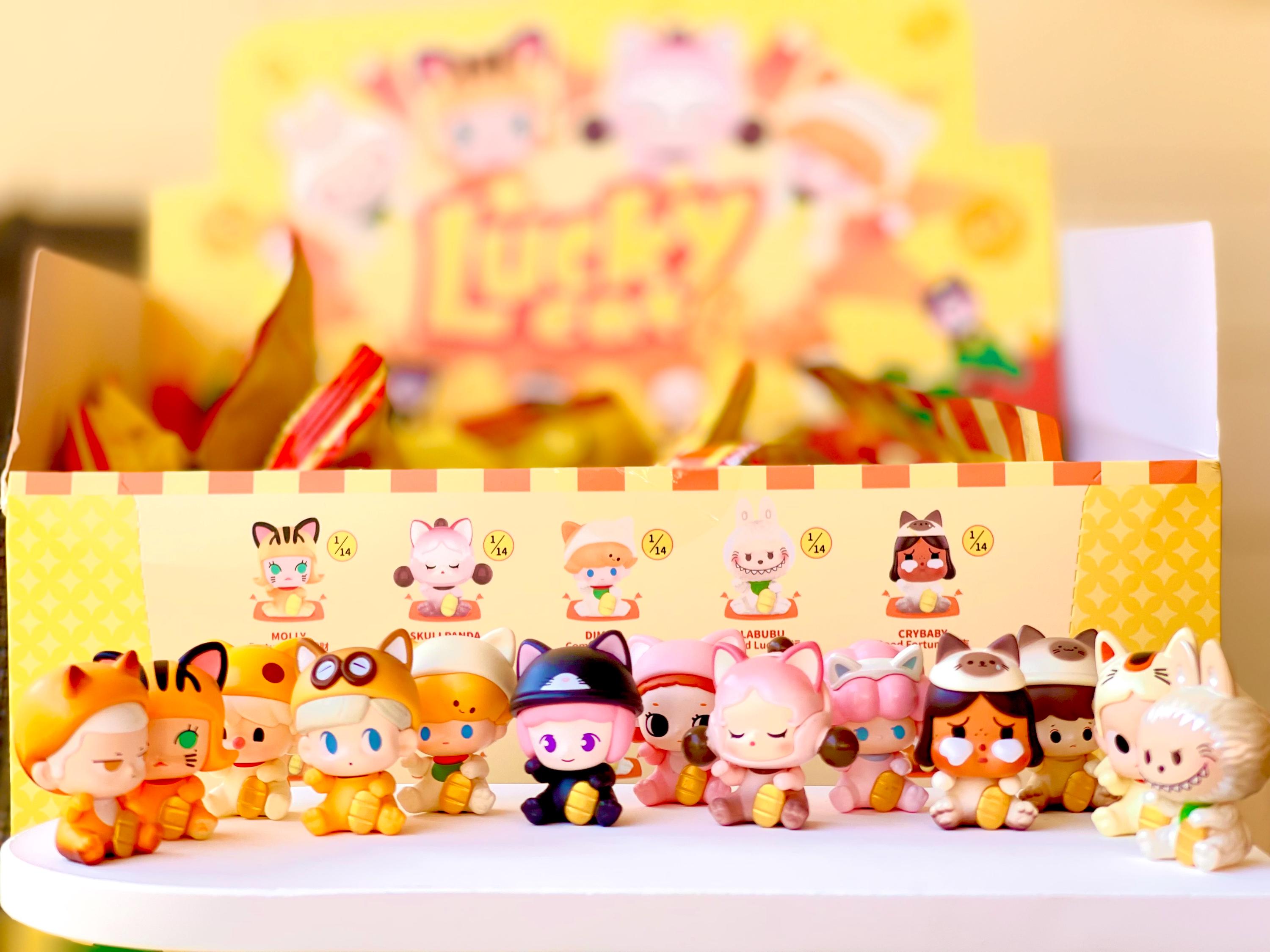 Popbean Popmart Mini - Lucky Cat - Etsy
