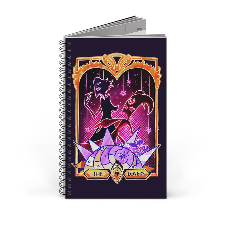 Helluva Boss Stolitz Tarot Lovers Journal | Spiral Notebook for Fans ...