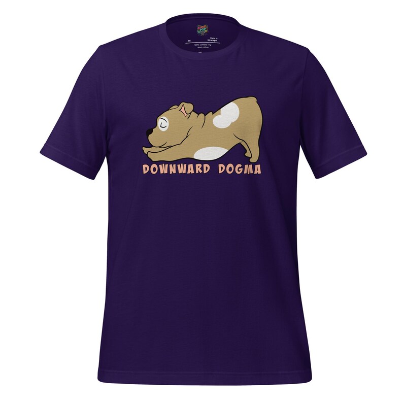 Humorous Downward Dogma Yoga Pose Cotton Shirt - Etsy