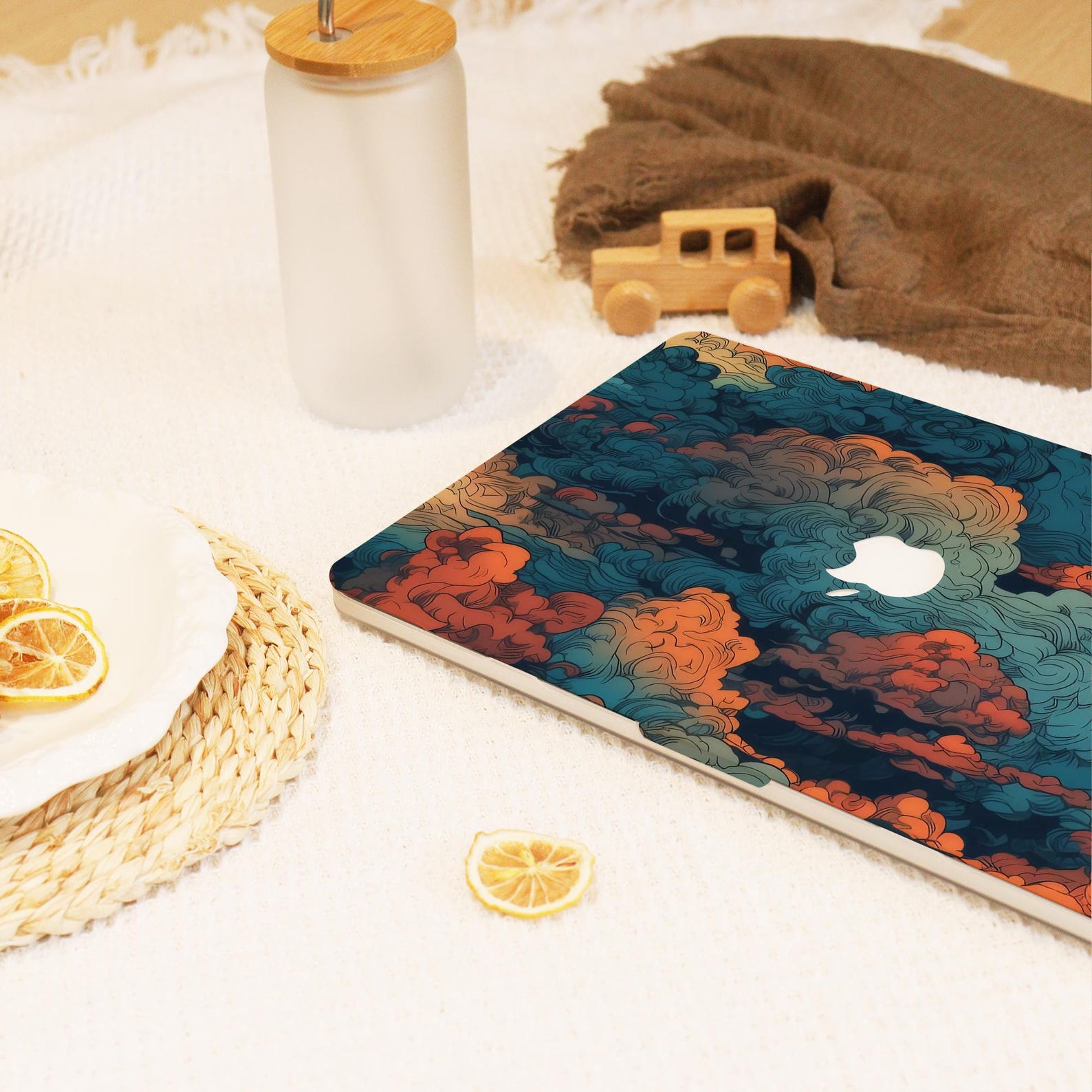 Colorful Clouds MacBook Case for New 2025 Mac M4 Air 13/15,macbook M1 ...