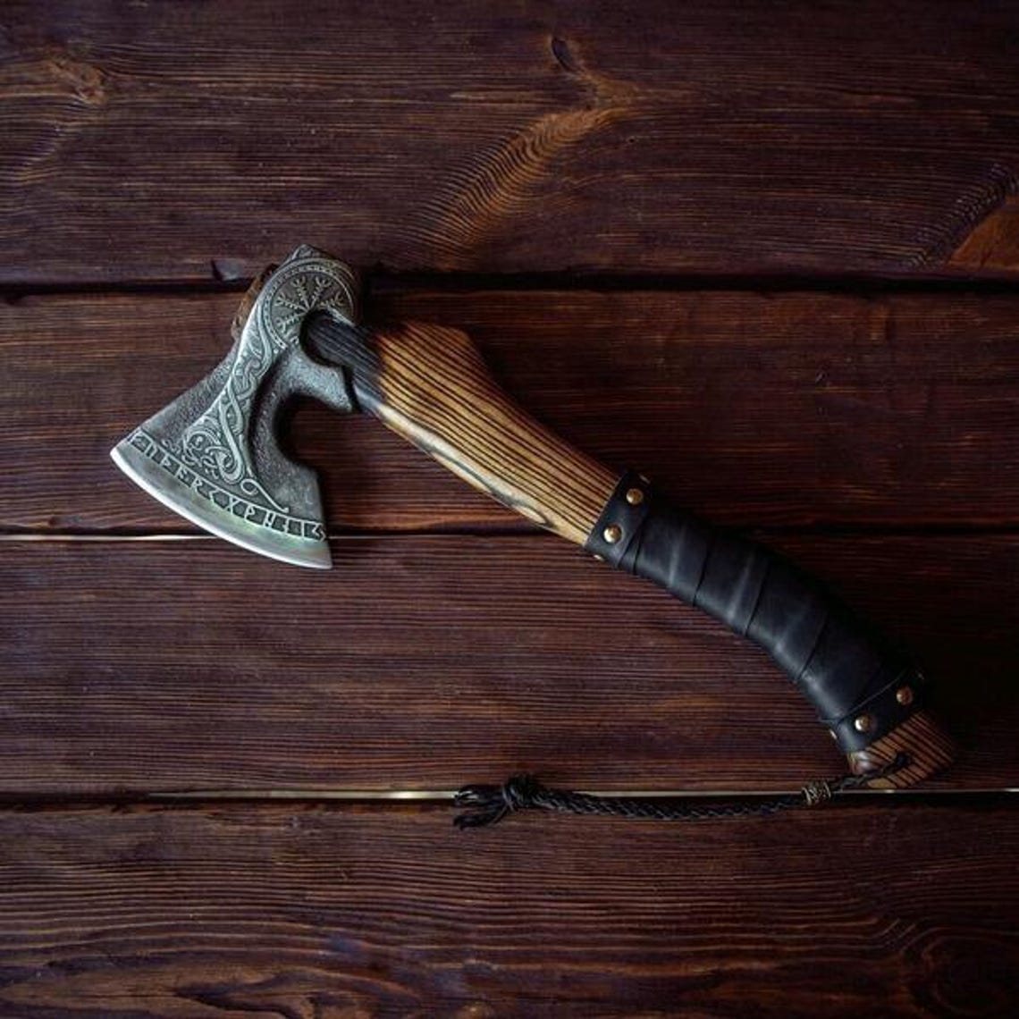 Beautiful Custom Handmade Viking Forged Carbon Steel VIKING AXE With ...