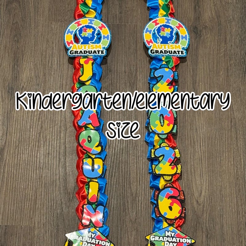 Graduation Autism Stoles - Etsy