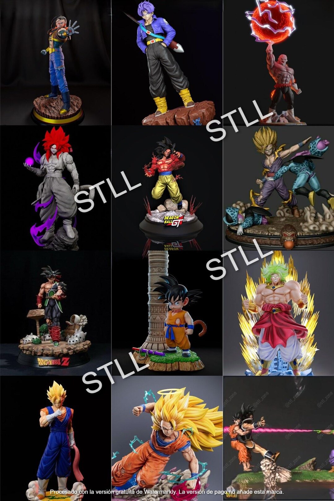 3D STL of Anime and Manga Anime Mega Pack STL 350 GB DBZ - Etsy UK