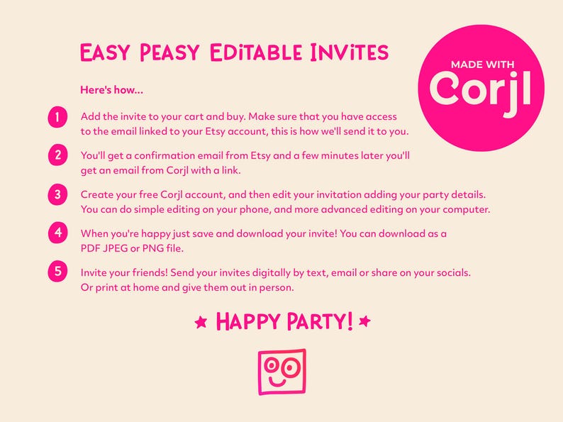 Editable 40th Birthday Party Invitation: Surprise Theme (digital ...