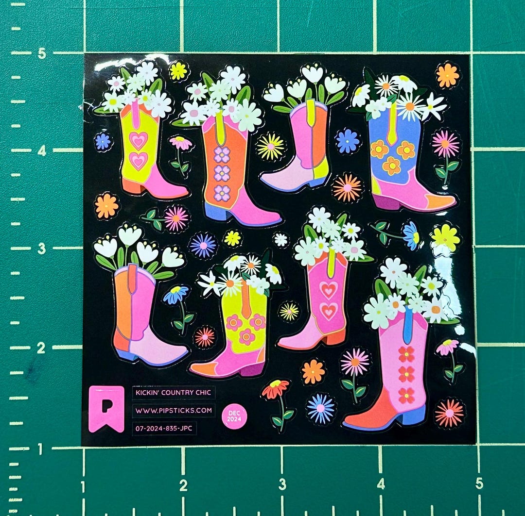Kickin' County Chic | Pipsticks | Cowgirl Boots | Daisy | Blooming ...