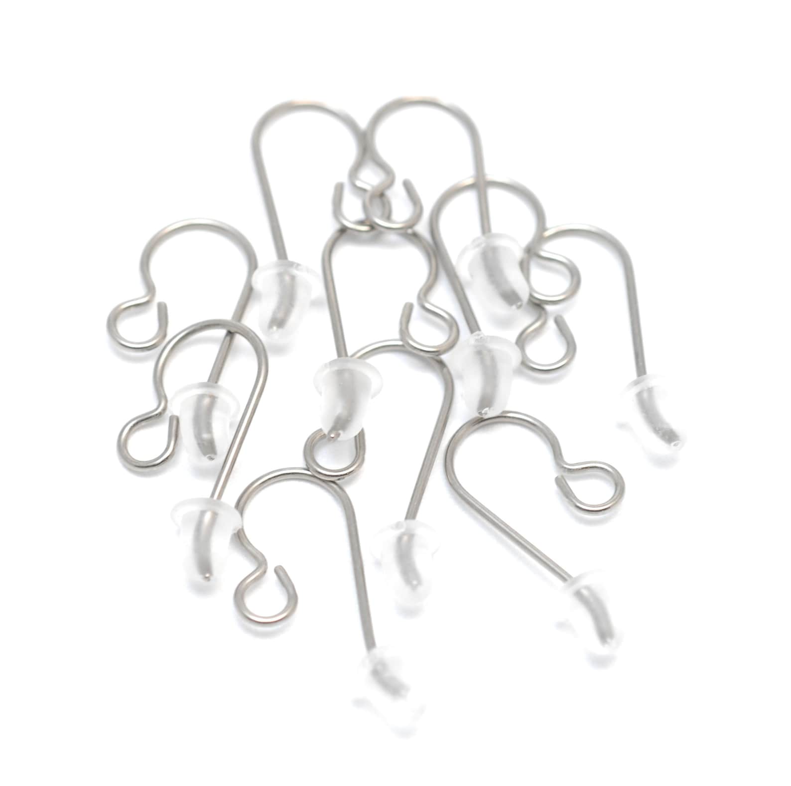 10 Titanium Ear Hooks. Allergy Free! - Etsy
