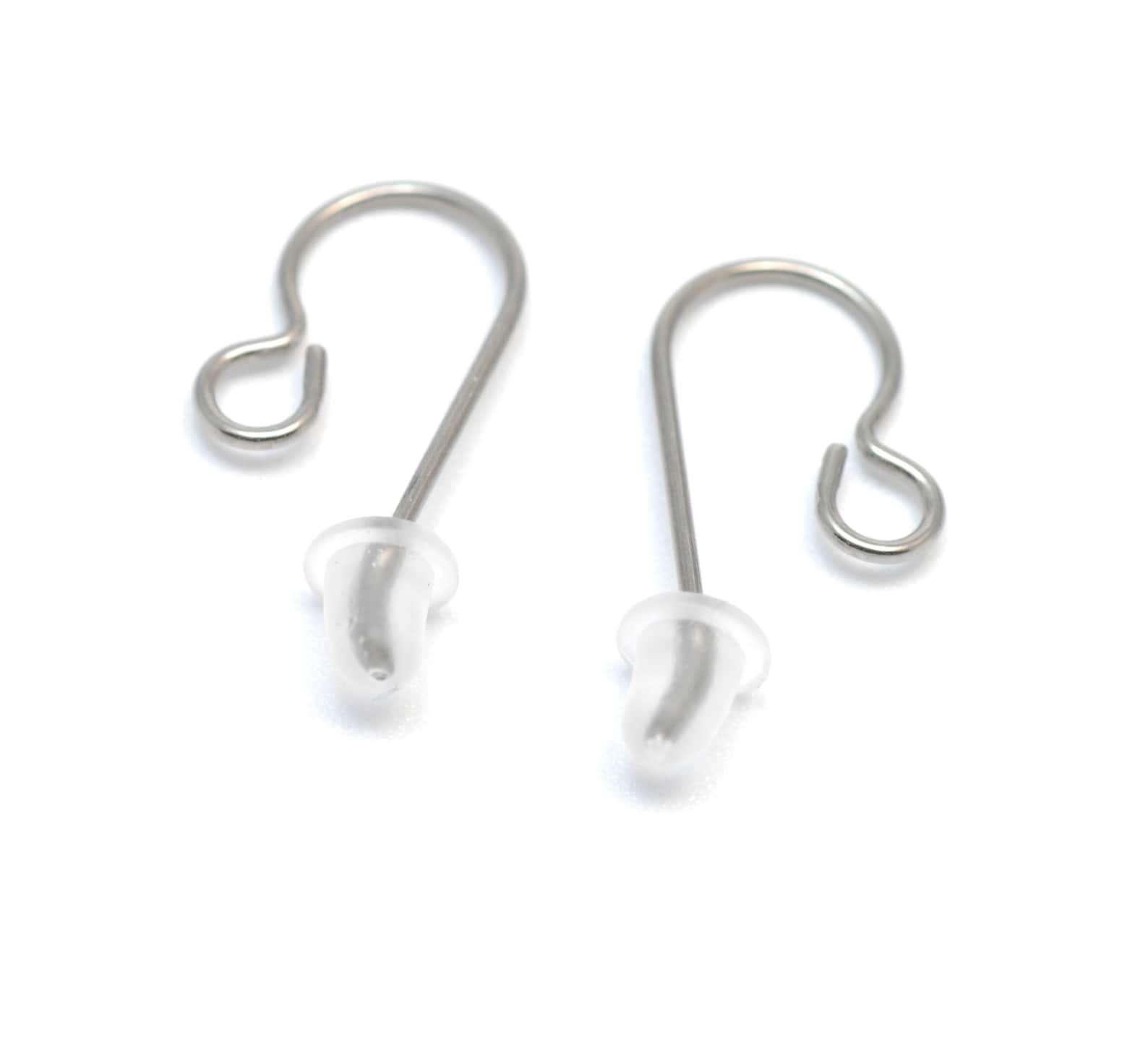 10 Titanium Ear Hooks. Allergy Free! - Etsy