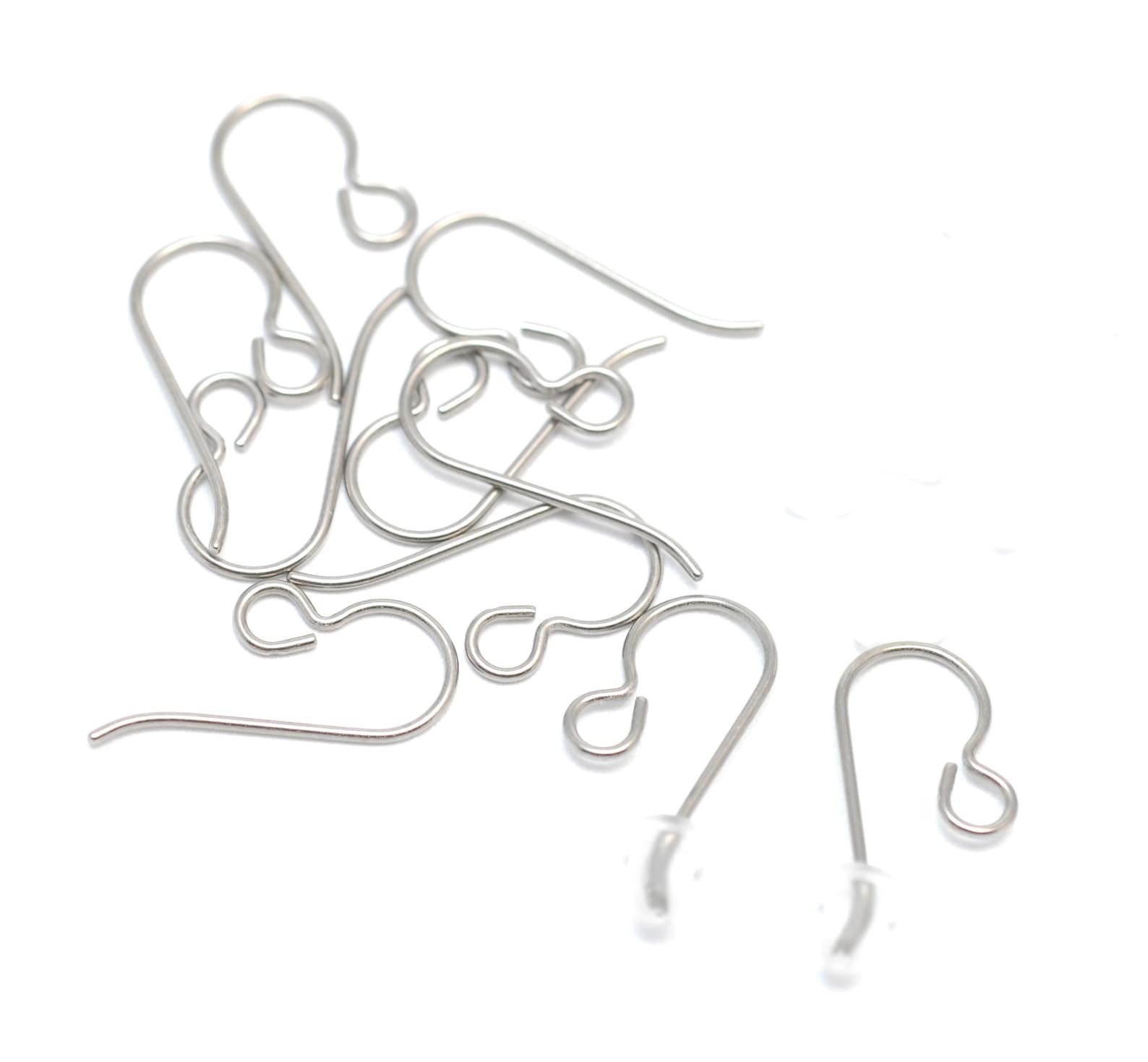 10 Titanium Ear Hooks. Allergy Free! - Etsy