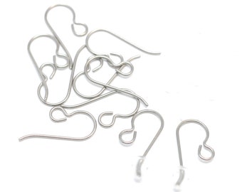 10 Titanium Ear Hooks. Allergy Free Multicolour | Etsy