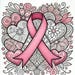 Breast Cancer Awareness Month Coloring Pages - Etsy