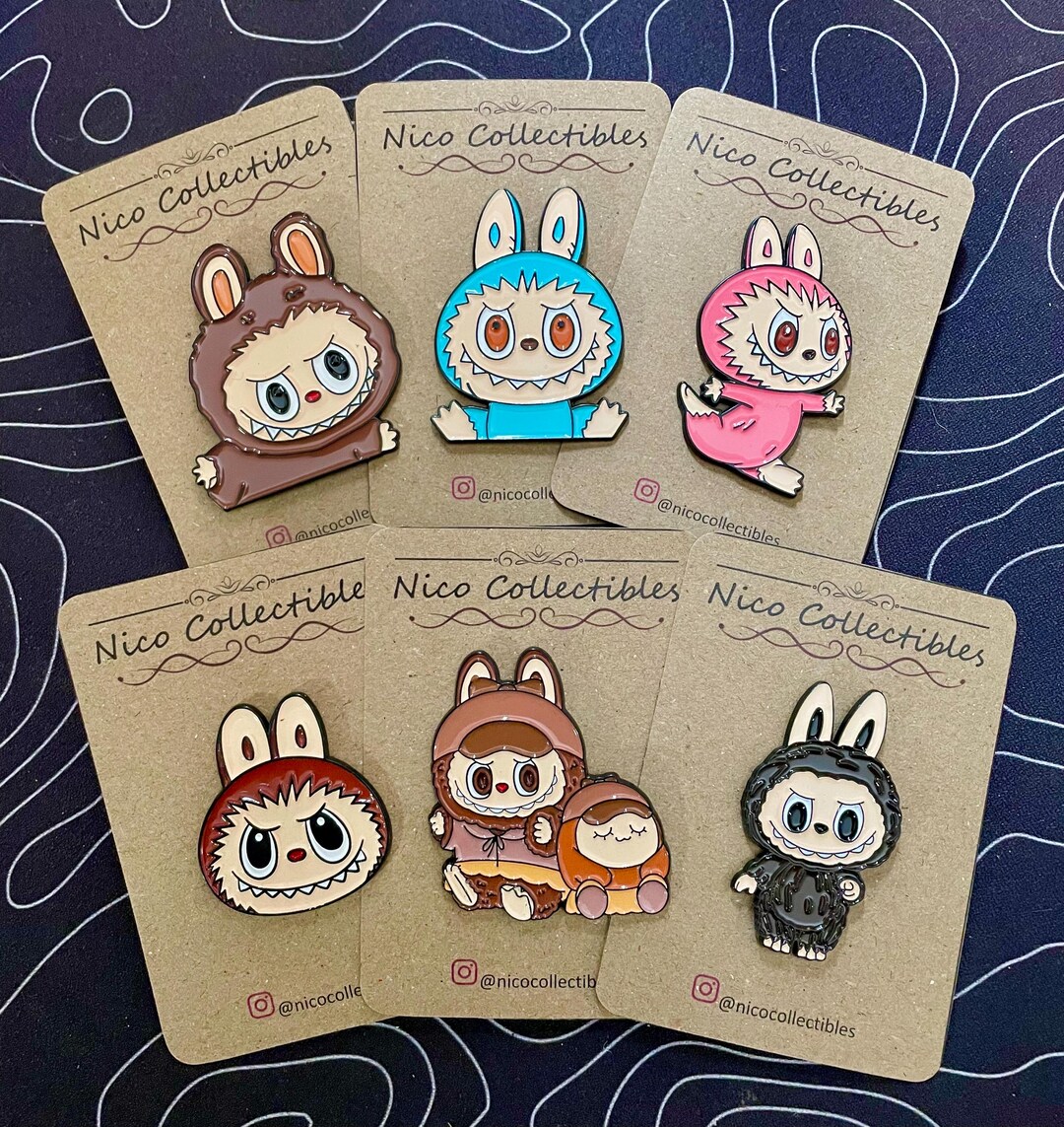 Labubu the Monsters Pins - Etsy