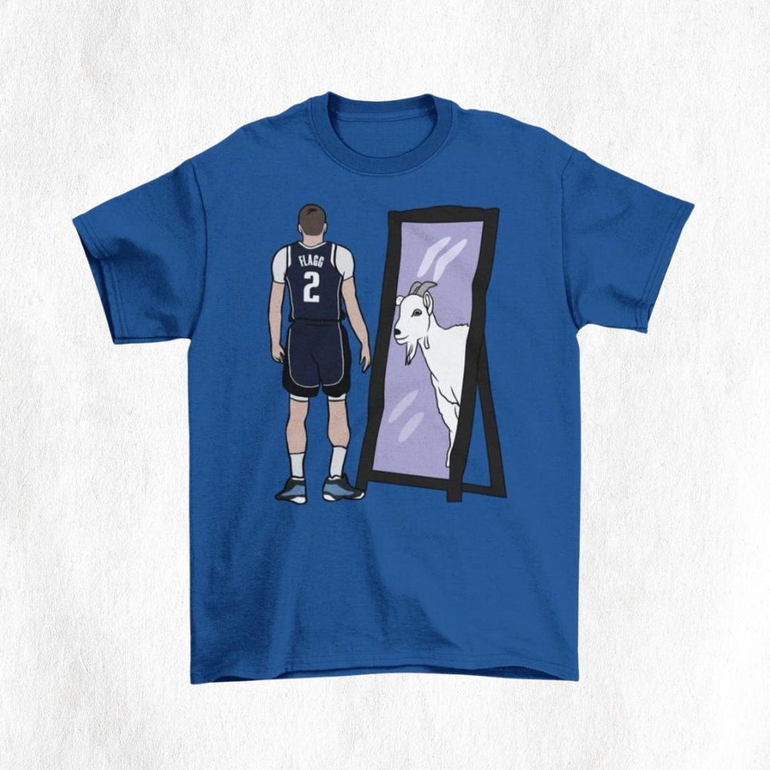 Cooper Flagg Mirror GOAT Dallas Tshirt Basketball Player Bootleg Unisex ...
