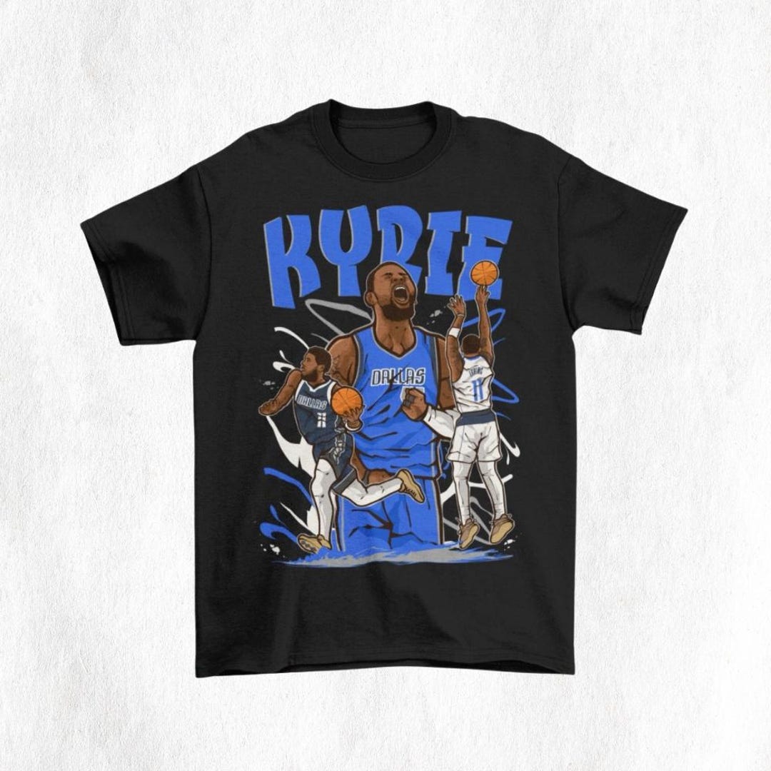 Kyrie Irving Cartoon Style Tshirt Basketball Player Bootleg Unisex ...