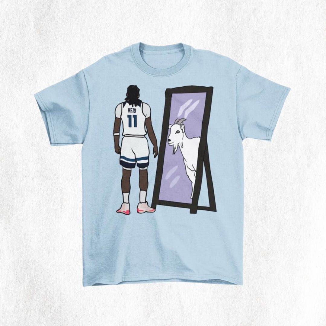 Naz Reid Mirror GOAT Tshirt Basketball Player Bootleg Unisex Vintage ...