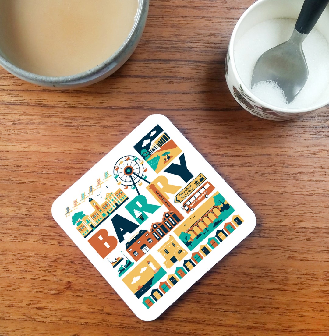 Barry, Barry Island, South Wales Coaster - Etsy