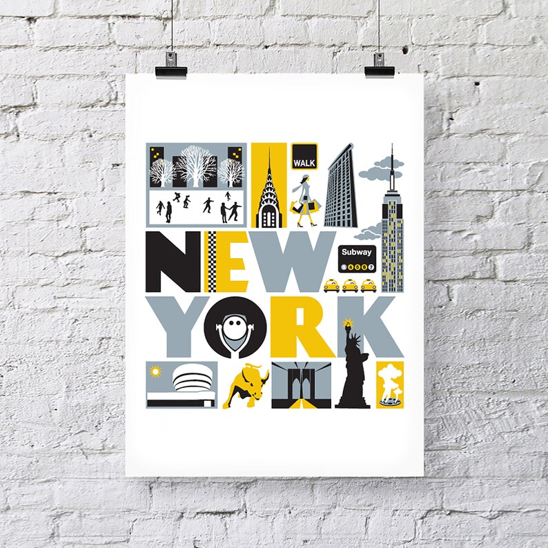 NEW YORK Print - Etsy