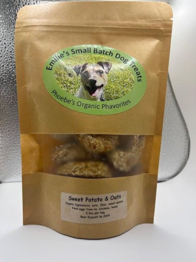 Organic Sweet Potato & Oats Dog Treats - Etsy