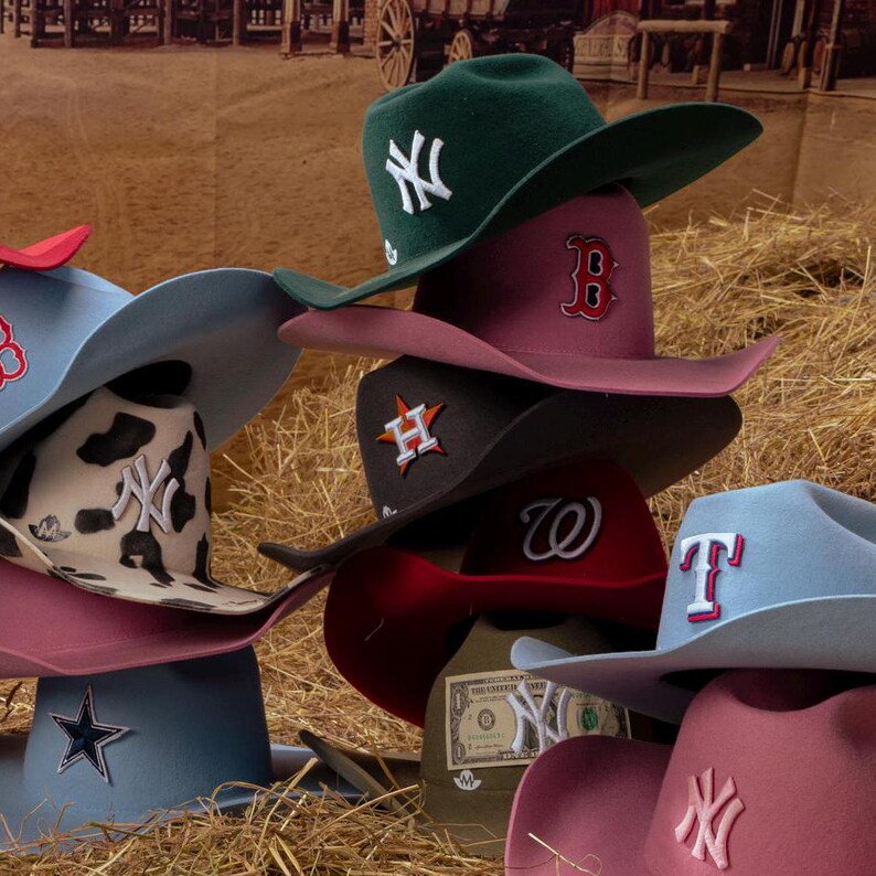 Houston Astros Cowboy Hat Black - Etsy