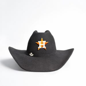 Houston Astros Cowboy Hat Black - Etsy