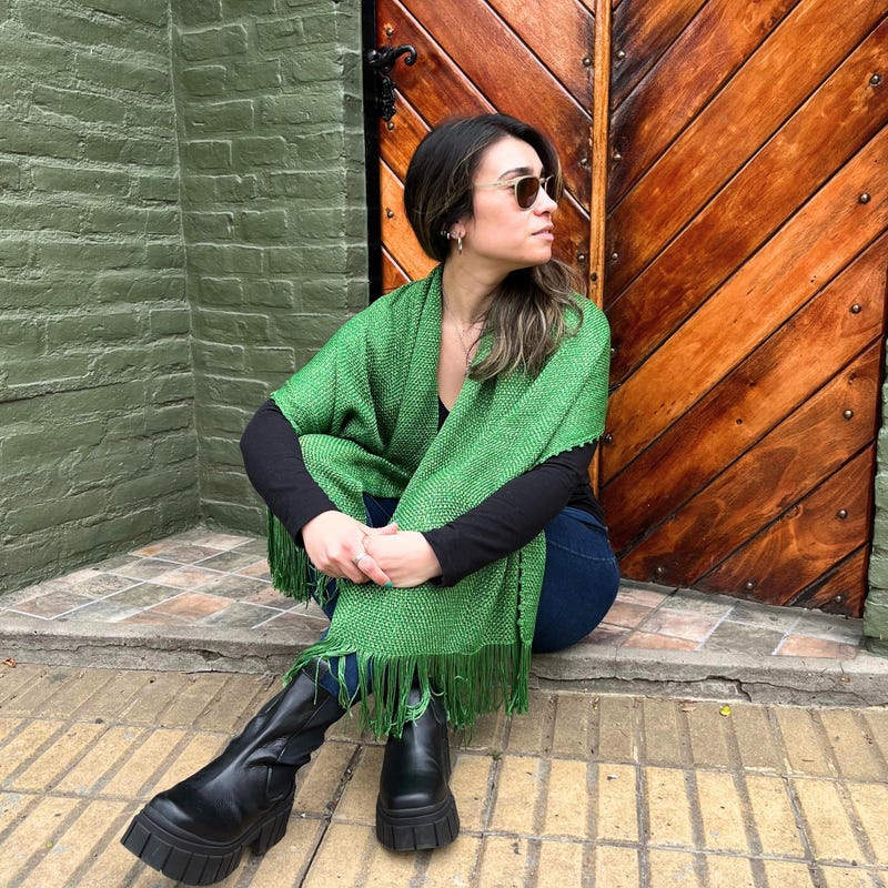 Chal de india - Etsy España