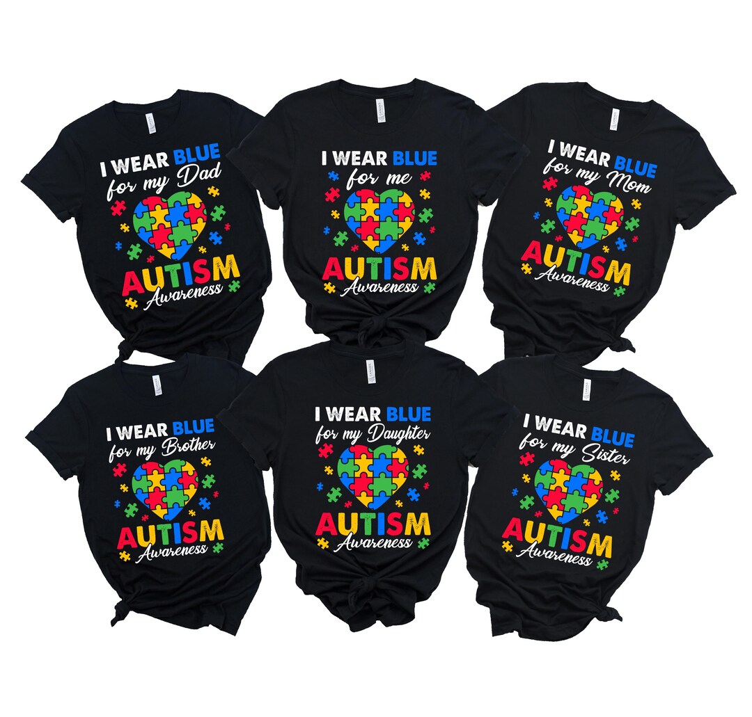 Personalized Autism Shirt, Custom Autism Tee, Customizable Autism T ...