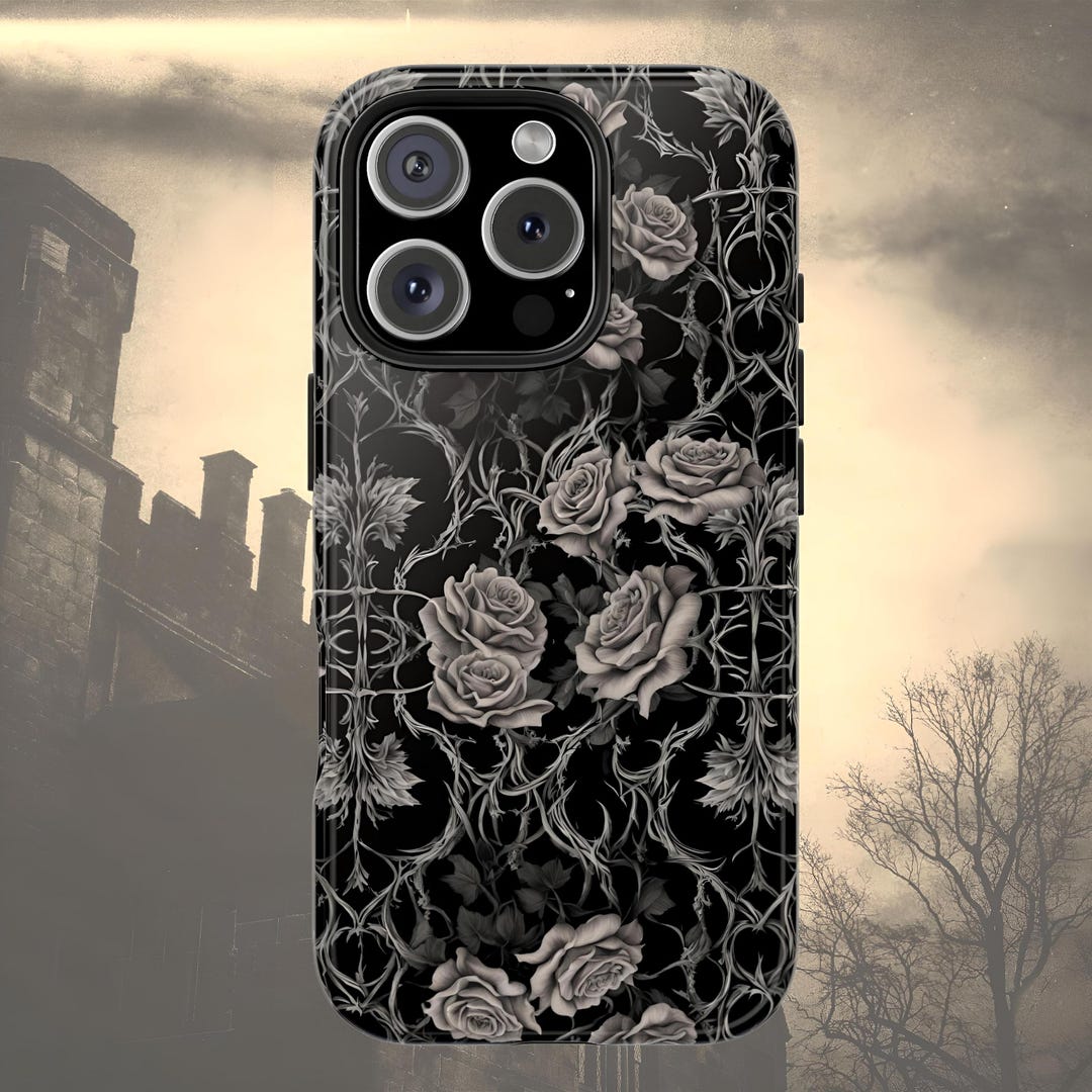 Gothic Floral Tough Phone Cases - Etsy