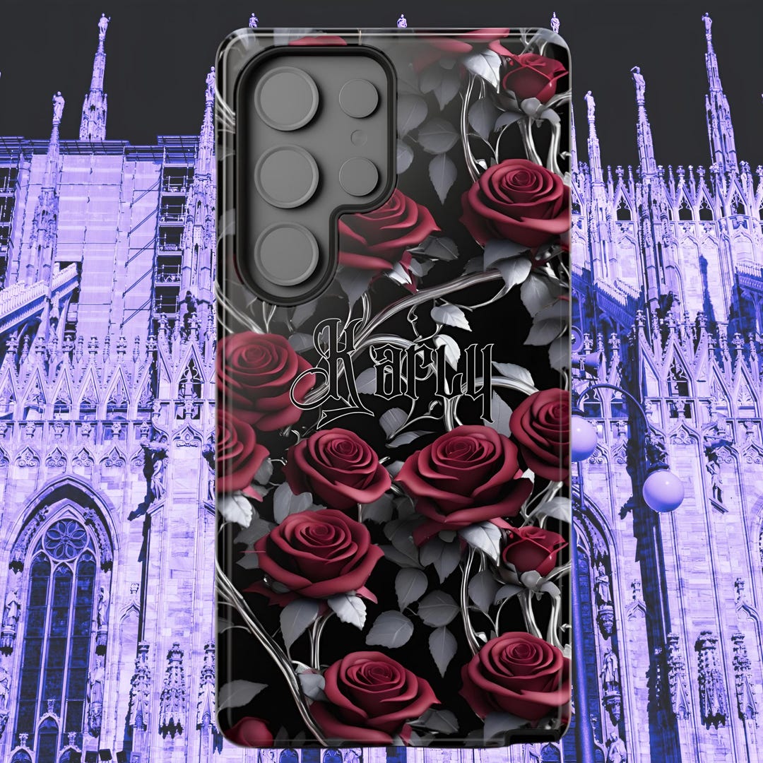 Gothic Roses Personalized Tough Cases - Etsy