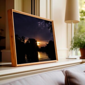 Reflecting Sunset Digital Print, Photography, Digital Download, Wall ...