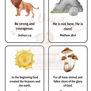 16 Bible Verse Cards for Kids My First Scripture Cards Bible ...