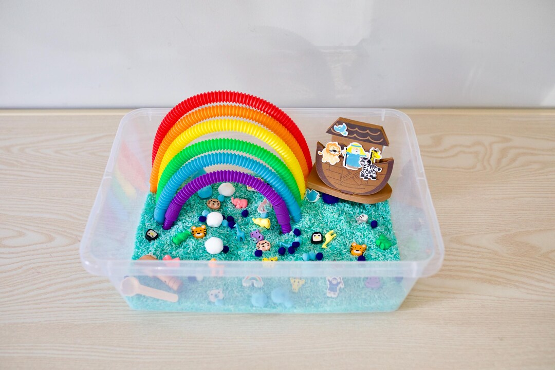 Noah's Ark Sensory Kit | Faith Based Sensory Play | Montessori Play ...