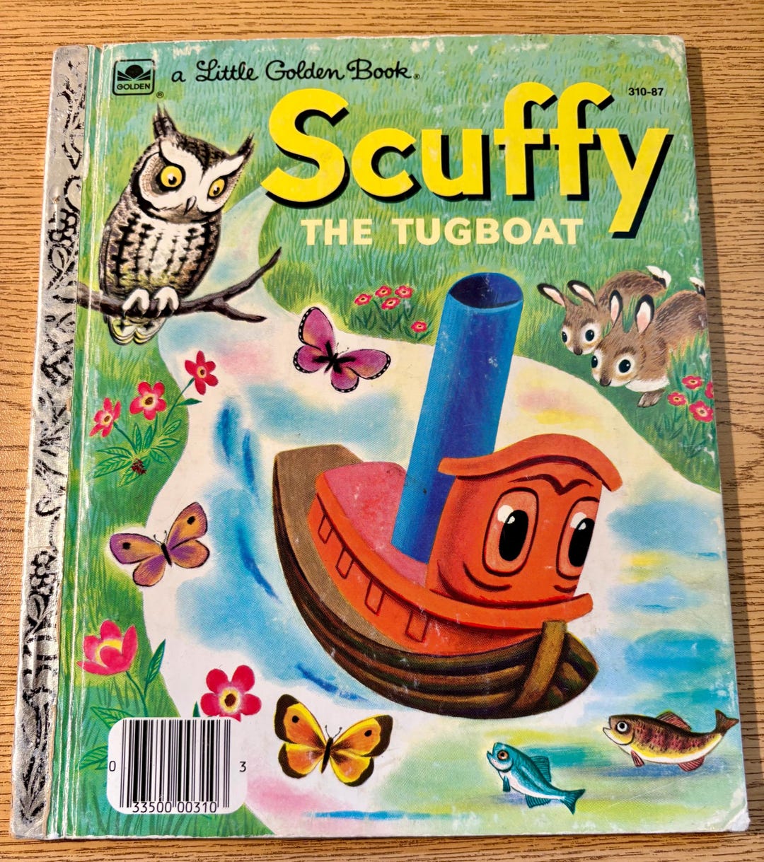 Vintage 1974 Little Golden Book – Scuffy the Tugboat - Etsy