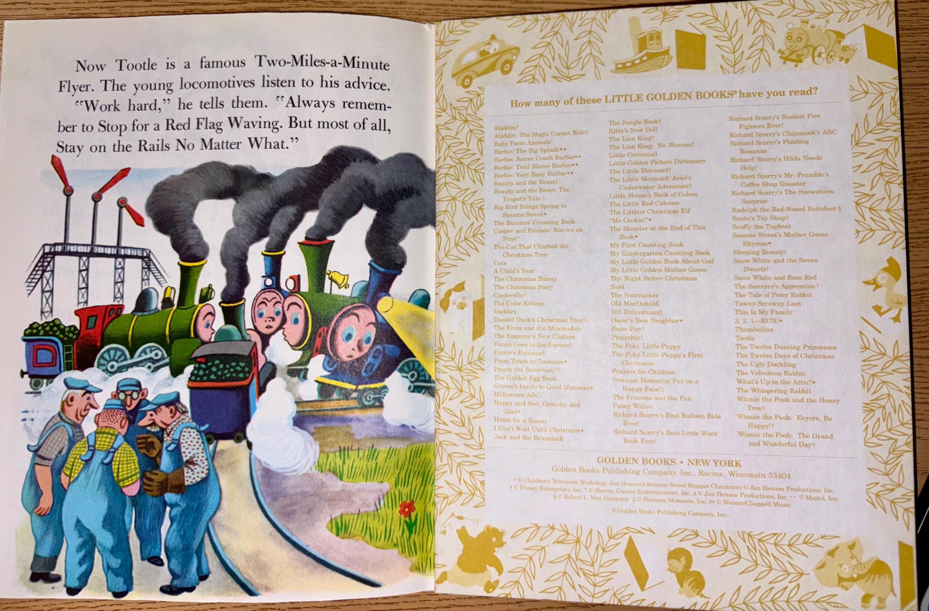 Tootle | Vintage 1998 Little Golden Book | 1945 Classic Reprint | Mint ...