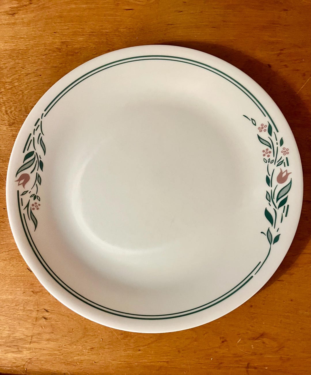 Vintage Corelle Dinner Plate – Rosemarie Pattern – Discontinued Design ...