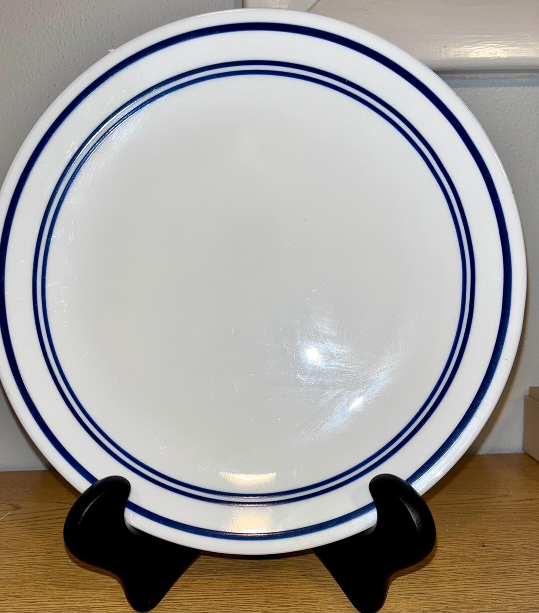 4 Corelle Classic Cafe Blue Dinner Plates Set of 4. Mint Condition. - Etsy
