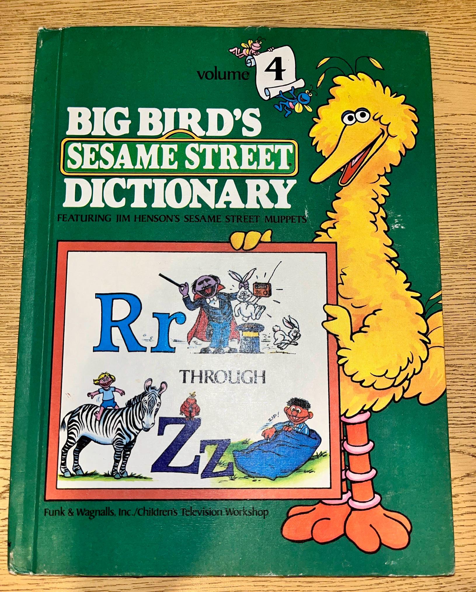 Vintage 1986 Sesame Street ABC Book Set • Complete 4-volume Collection ...