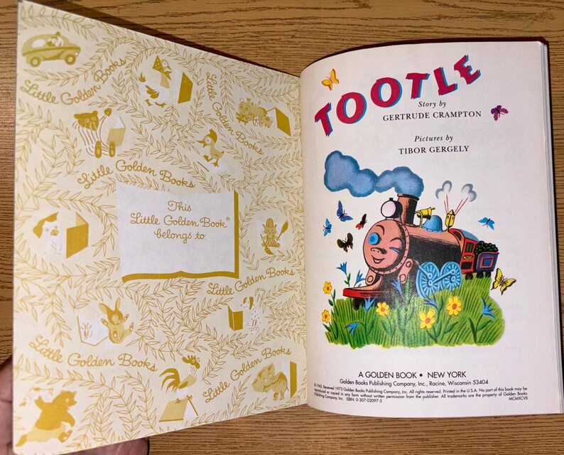 Tootle | Vintage 1998 Little Golden Book | 1945 Classic Reprint | Mint ...