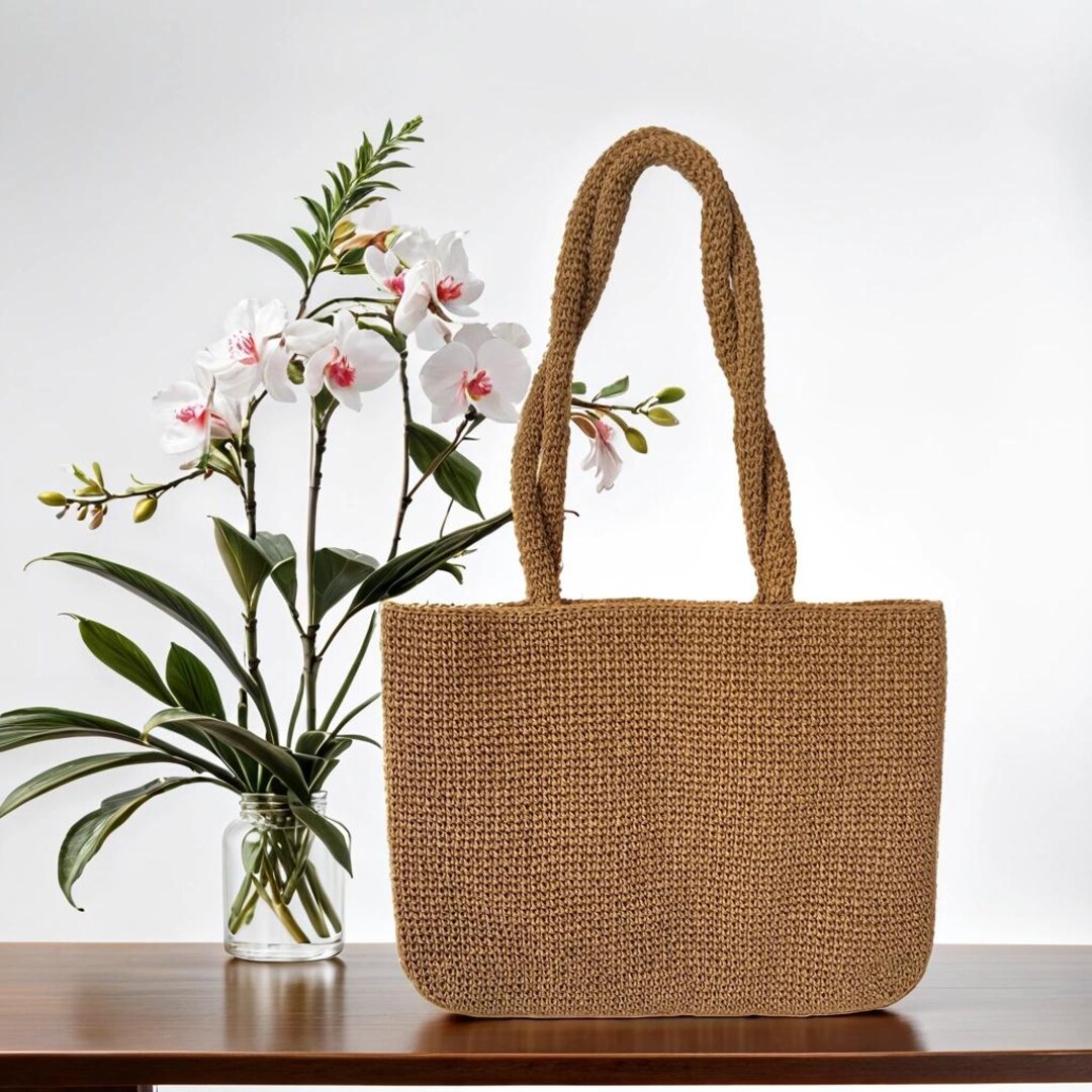 Handmade Paper Yarn Crochet Bag-a Stylish and High Quality Handmade Bag ...