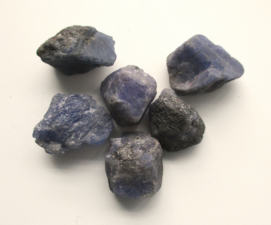 Tanzanite Crystals Raw Tanzanite Uncut Natural Tanzanite - Etsy