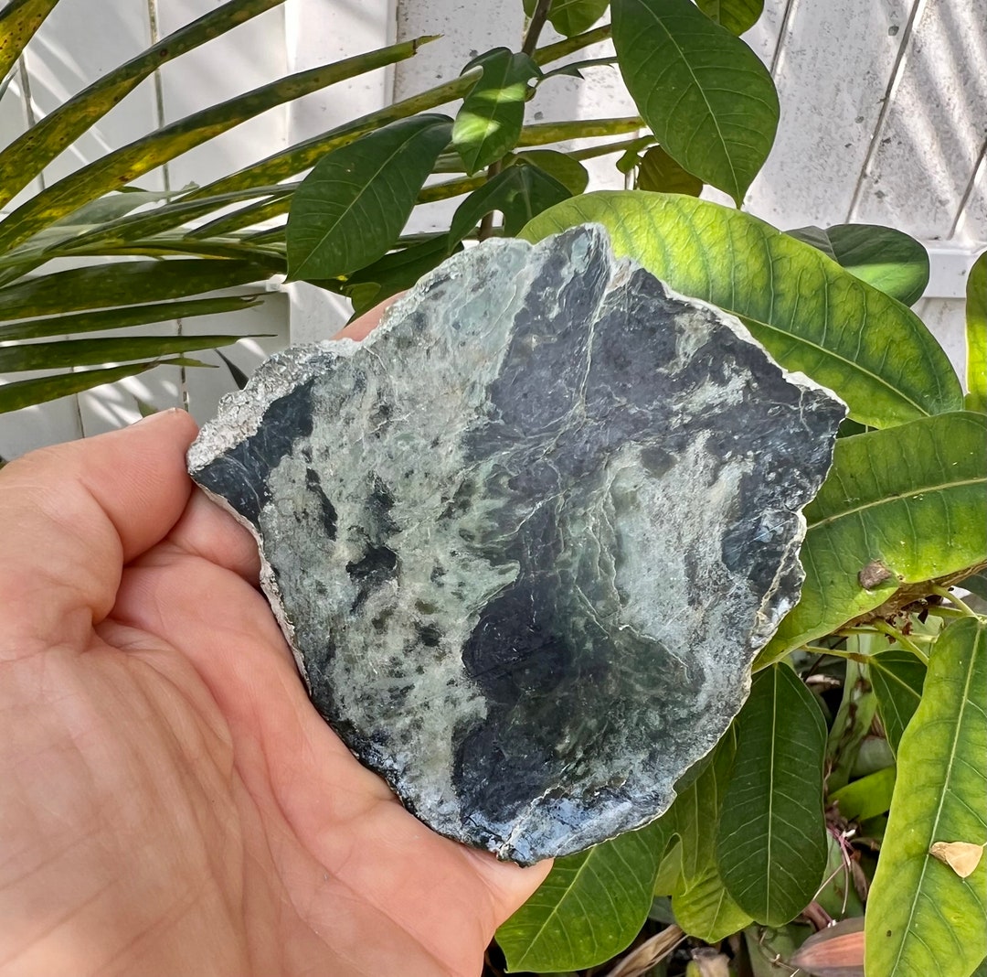 Alaskan Jade Slab, Genuine Nephrite Jade From Alaska, Gemstone Slab - Etsy