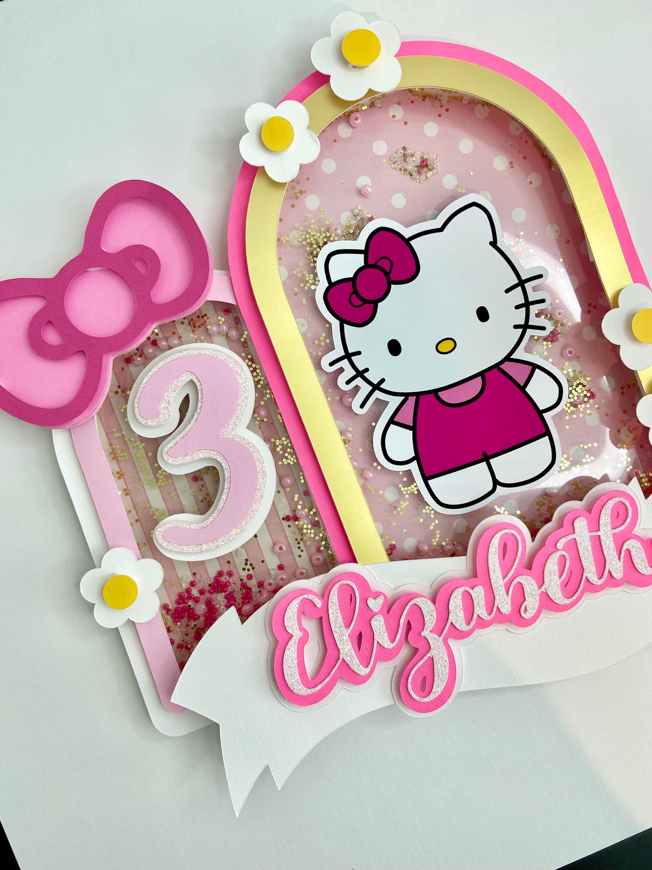 Topper Cake Shaker Hello Kitty - Etsy