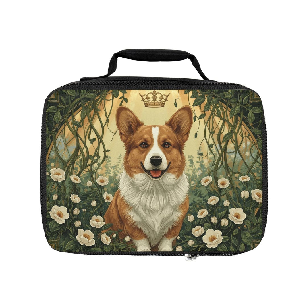 Majestic Corgi Lunch Bag - Kids Lunch Tote - Gift for Corgi Lover ...