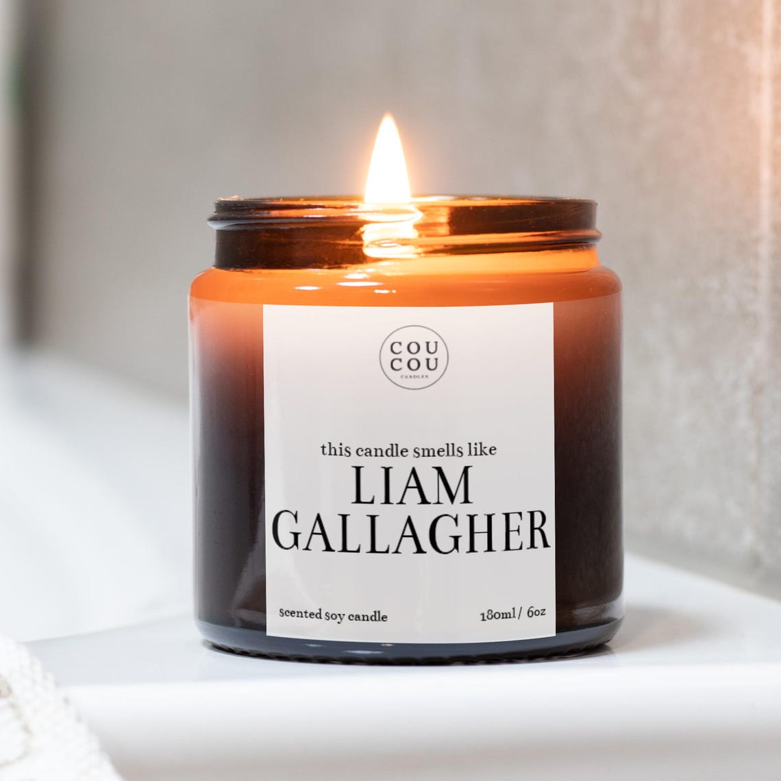 Liam Gallagher Candle, Funny Oasis Fan Gift, Luxury Soy Wax - Etsy UK
