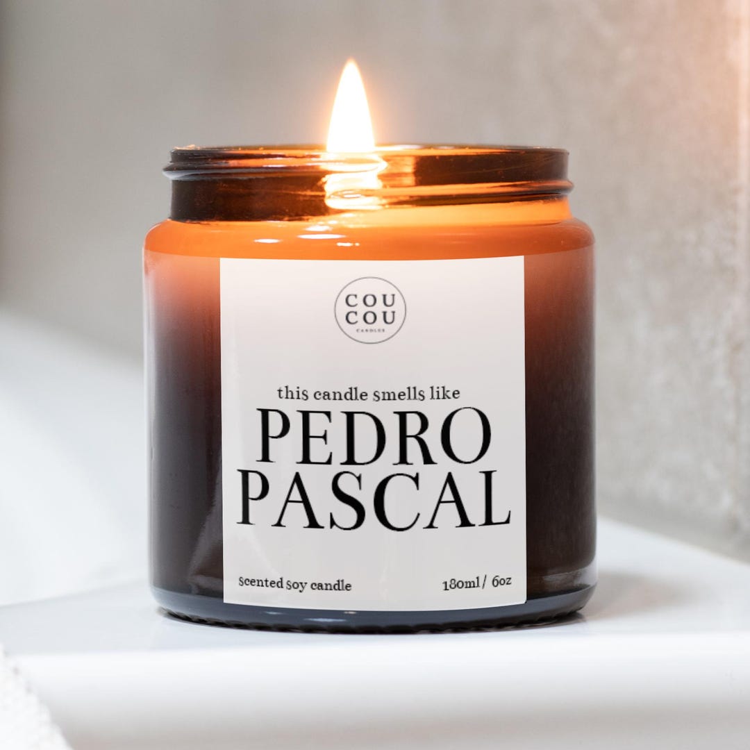 Pedro Pascal Candle, the Last of Us Gifts, Funny Gift for Her, Luxury ...